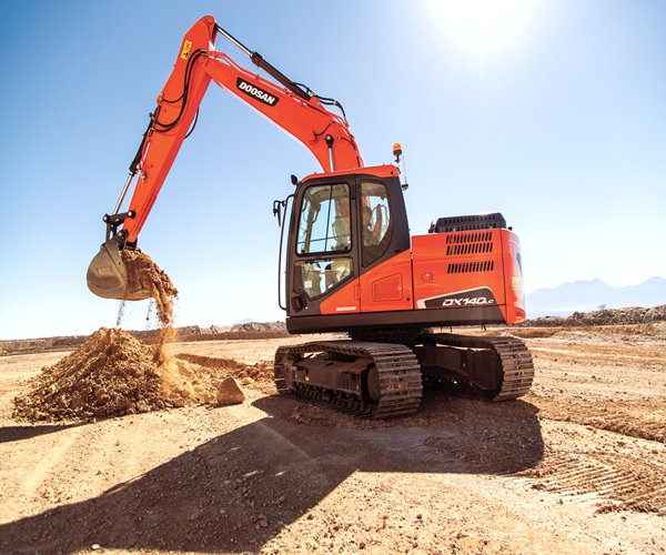 Doosan DX140LC-5 Crawler Excavator: Doosan Infracore Construction Equipment