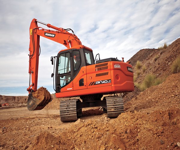 Doosan DX140LC-3 Crawler Excavator: Doosan Infracore Construction Equipment